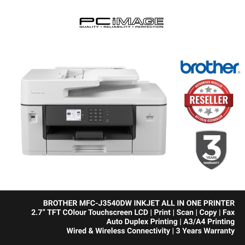 Brother MFC-J3540DW All-In-One Inkjet Printer (Print, Scan, Copy, Fax ...