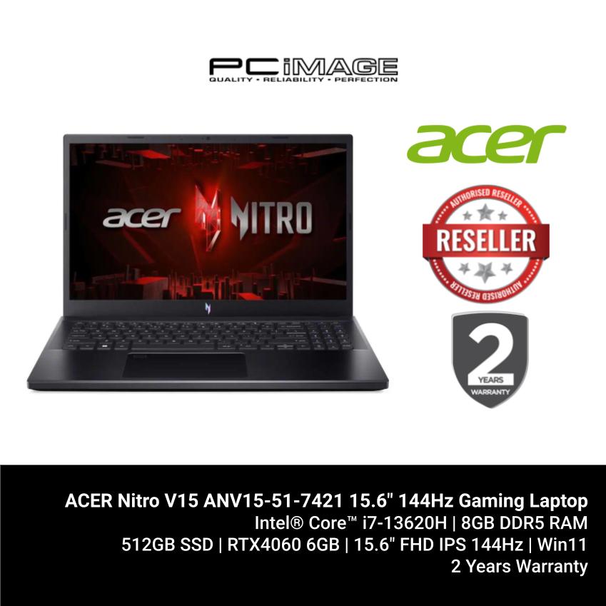 ACER Nitro V15 ANV15-51-7421 15.6" 144Hz Gaming Laptop Black | PC image