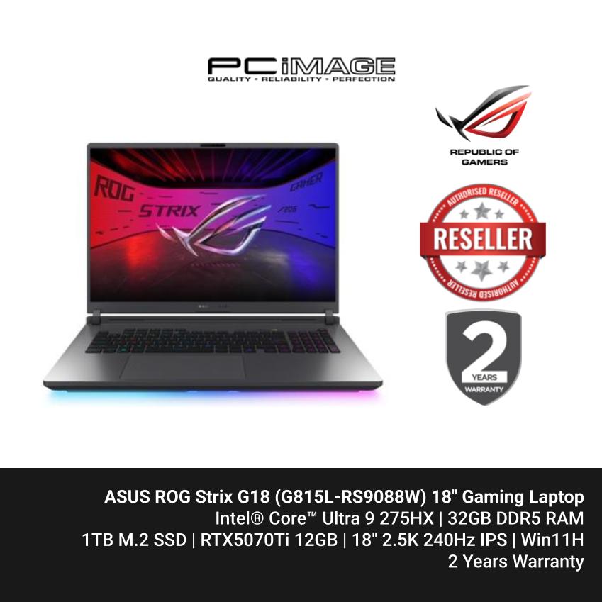 ASUS ROG Strix G18 (G815L-RS9088W) 18" Gaming Laptop Volt Green | PC Image