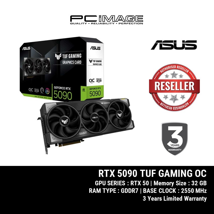ASUS TUF GAMING GEFORCE RTX5090 OC EDITION 32GB GDDR7 GPU GRAPHIC CARD ...