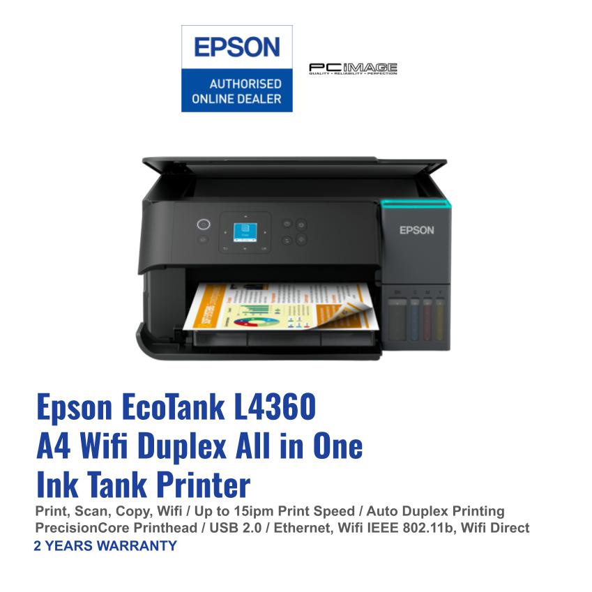 EPSON EcoTank L4360 A4 Wi-Fi Duplex All-in-One Ink Tank Printer | PC Image