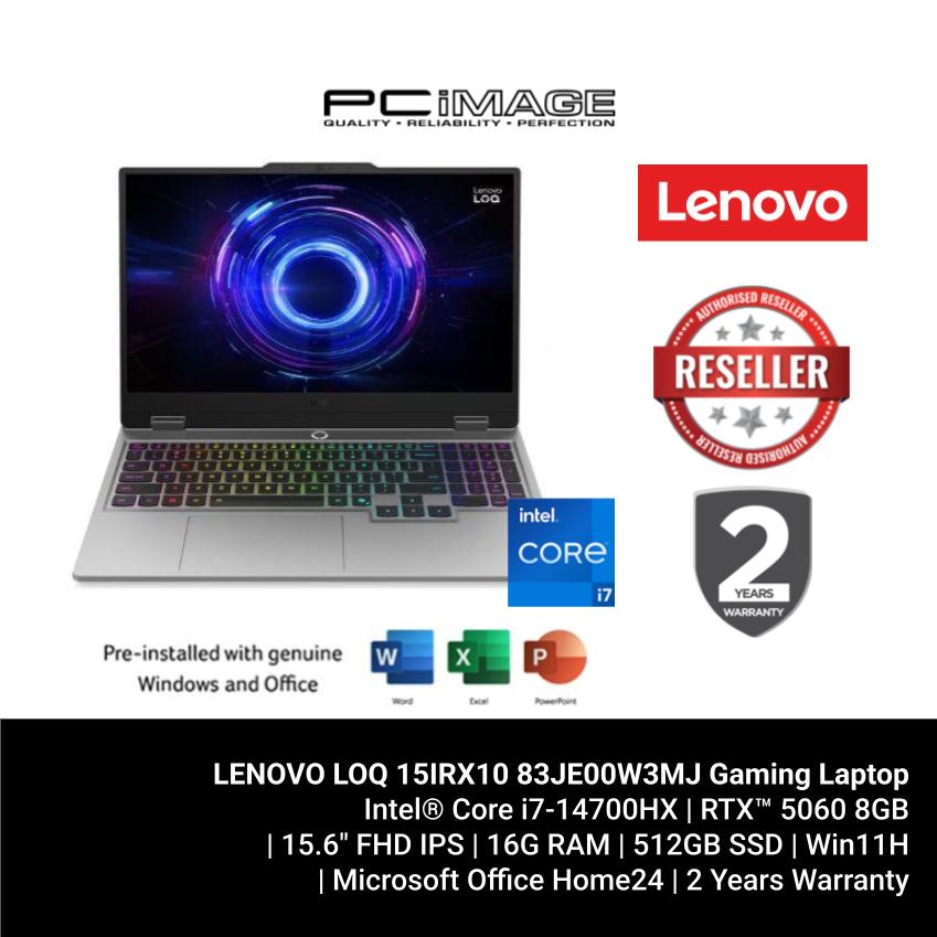 LENOVO LOQ 15IRX10 83JE00W3MJ/I7-14700HX/16GB D5-5600/512GB G4/RTX5060 ...