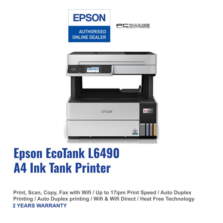 EPSON EcoTank L6490 A4 Ink Tank Printer (Print, Scan, Copy, Fax with ...