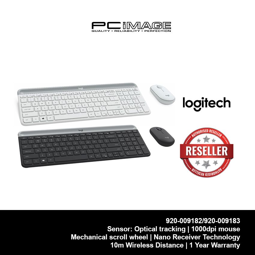 LOGITECH MK470 Slim Wireless Keyboard and Mouse Combo | PC Image