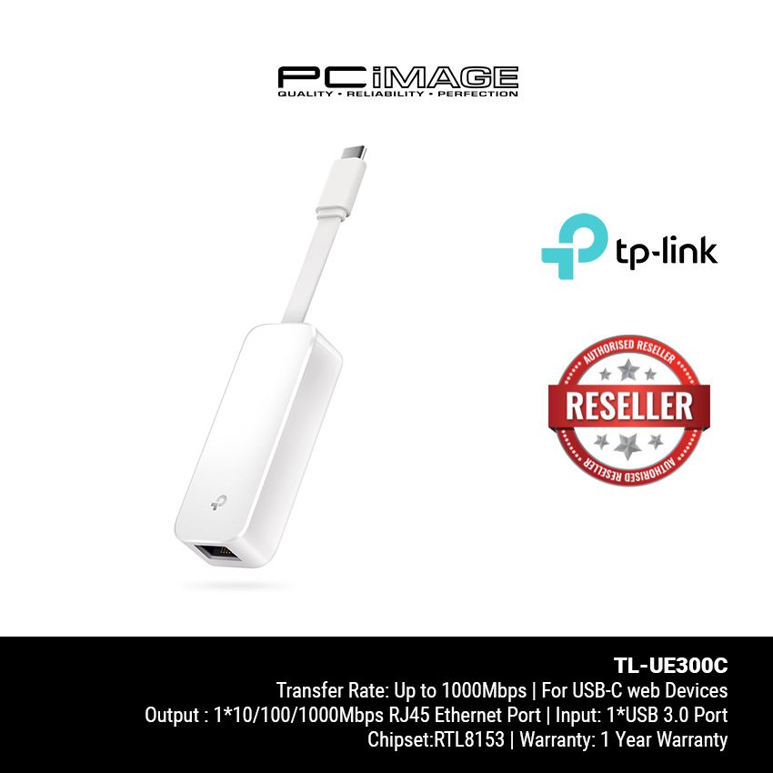 TP-LINK UE300C USB Type-C to RJ45 Gigabit Ethernet Network Adapter | PC ...
