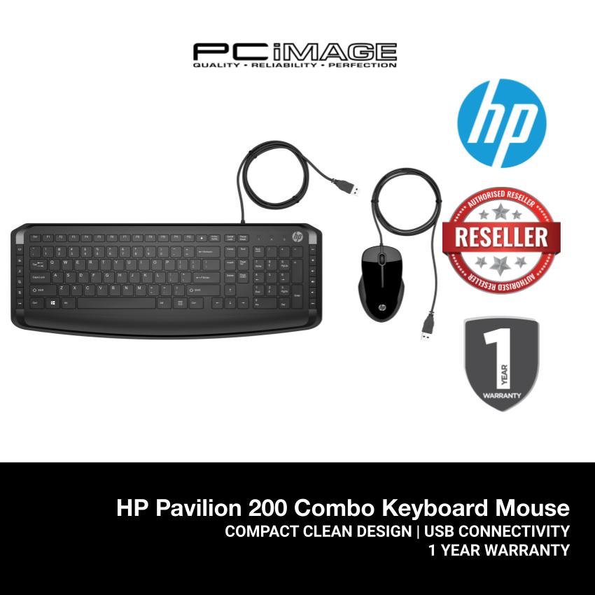 HP Pavilion 200 Capri Combo USB Keyboard And Mouse 9DF28AA | PC Image ...